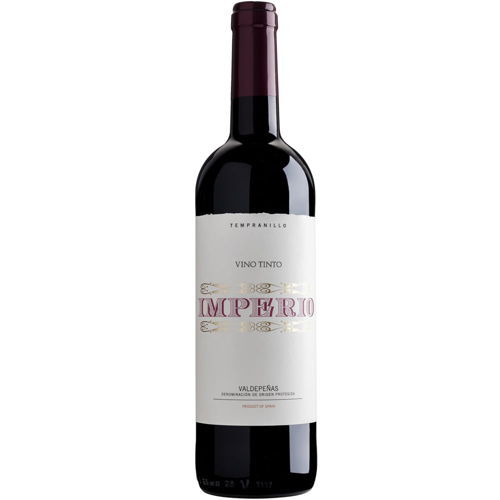 Vinho Espanhol Imperio Tempranillo D.O. Valdepeñas 2019 - CasaRioVerde